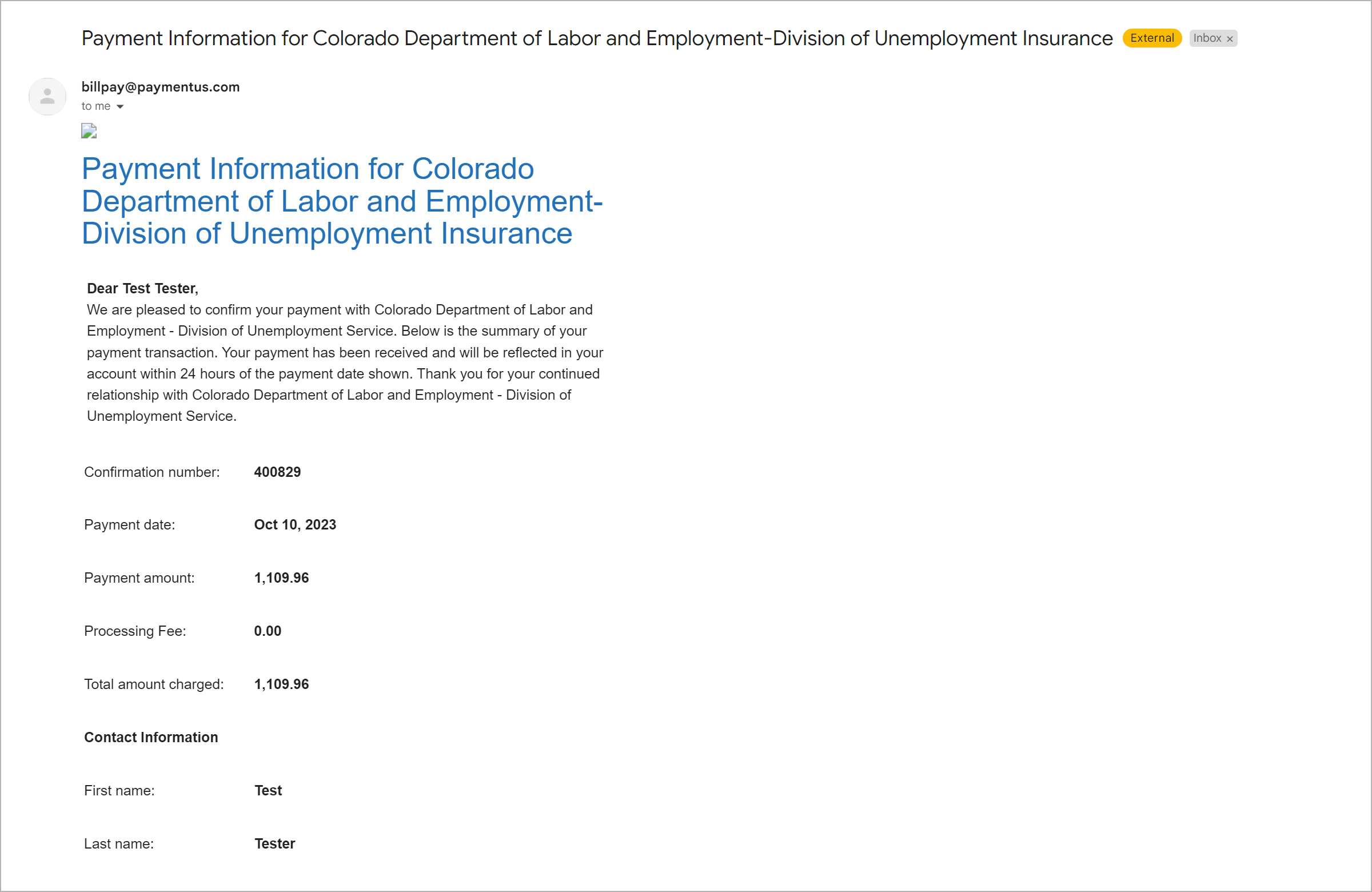 Make a Payment | Department of Labor & Employment