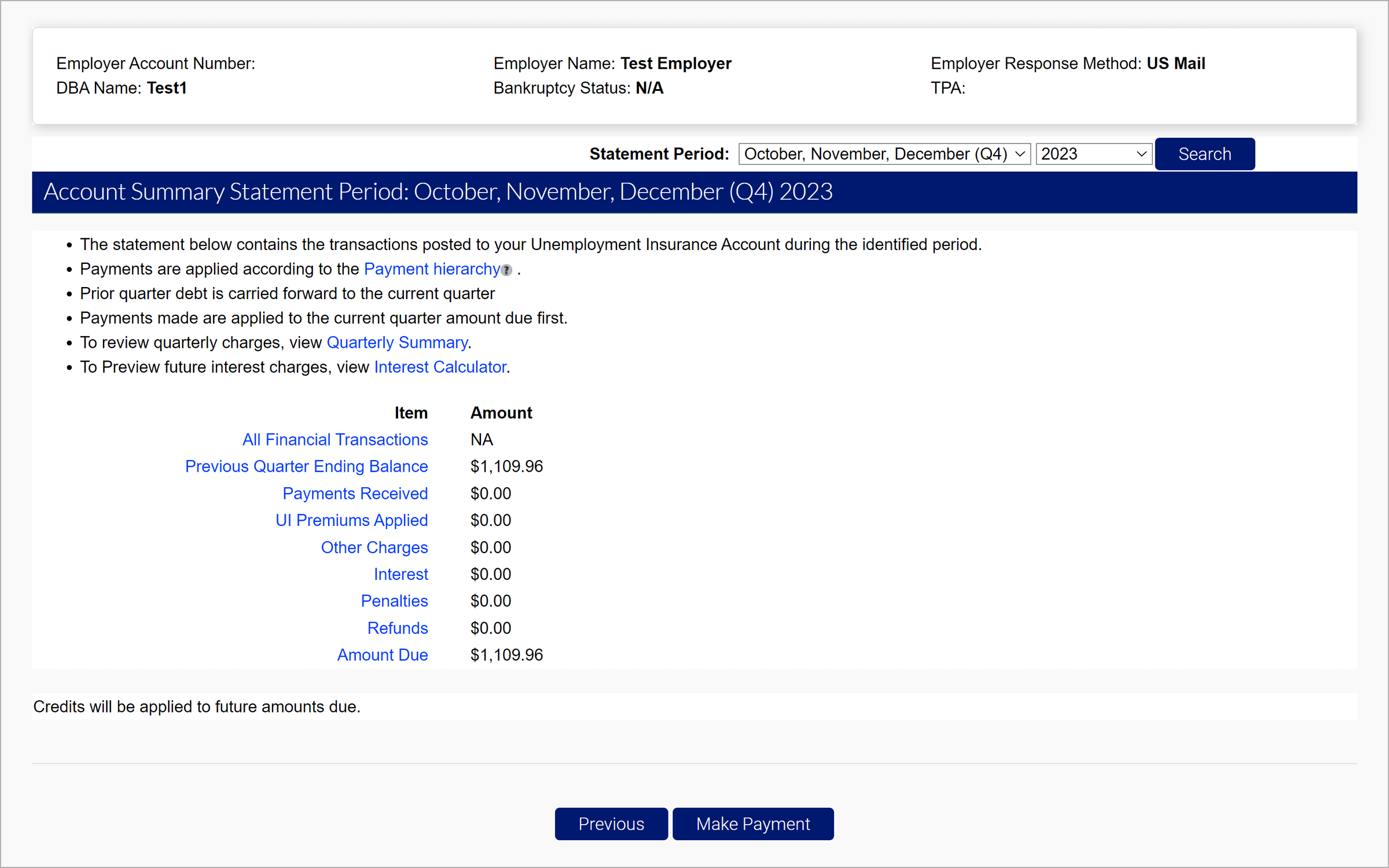 How to Make and Manage Payments in MyUI Employer+ | Department of Labor ...