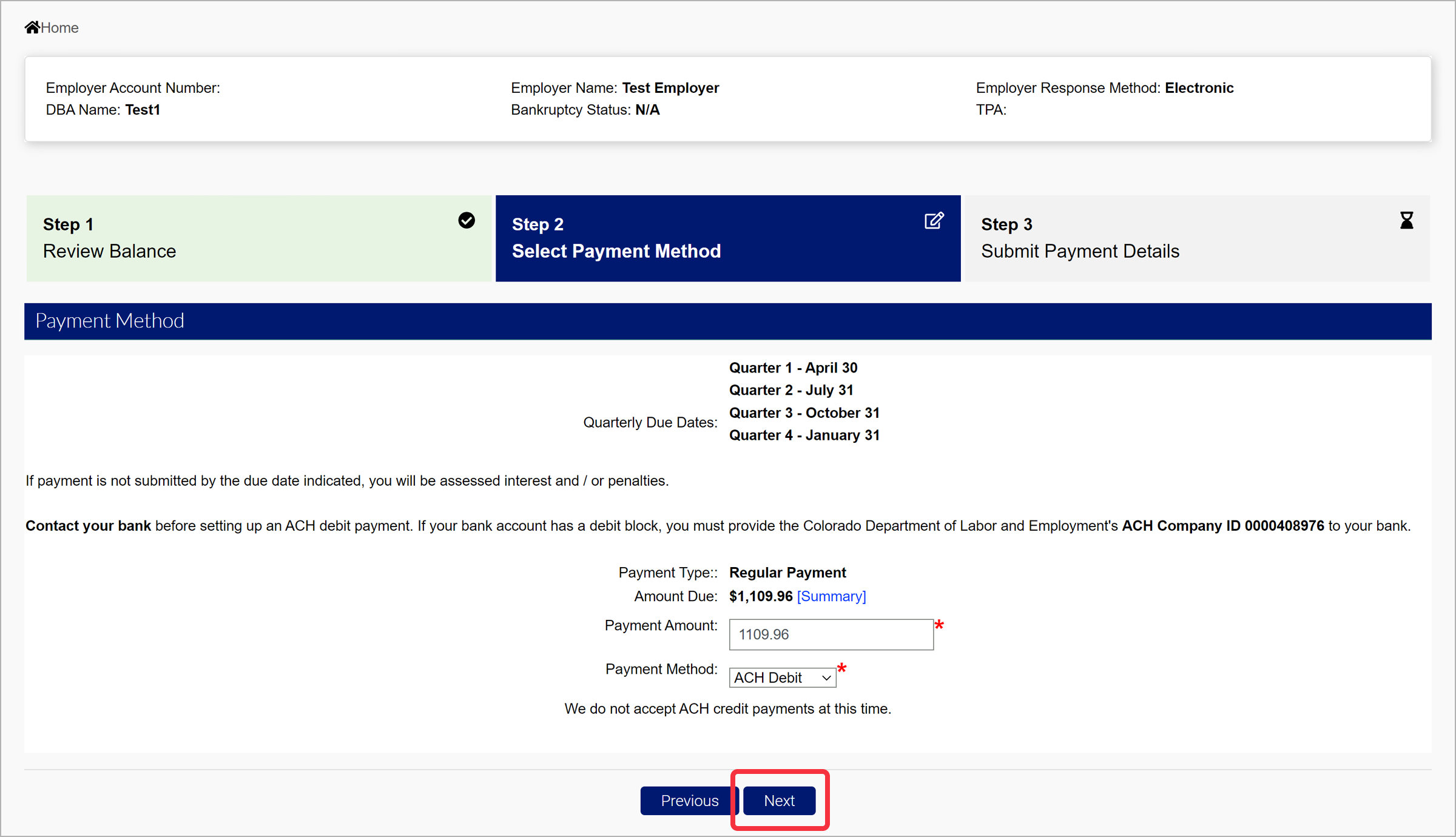 How to Make and Manage Payments in MyUI Employer+ | Department of Labor ...